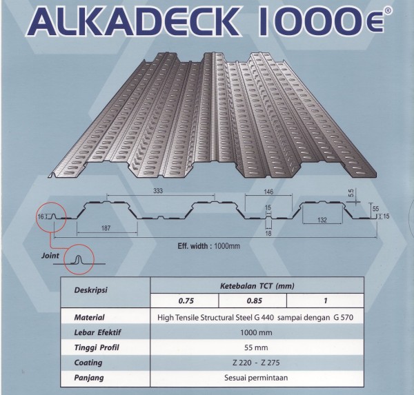 ALKADECK 1000 DIAMOND - CV. Multi Griya Bangunan